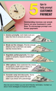 5 Tips to Help Prompt Customer Payment - Milliken, Perkins & Brunelle